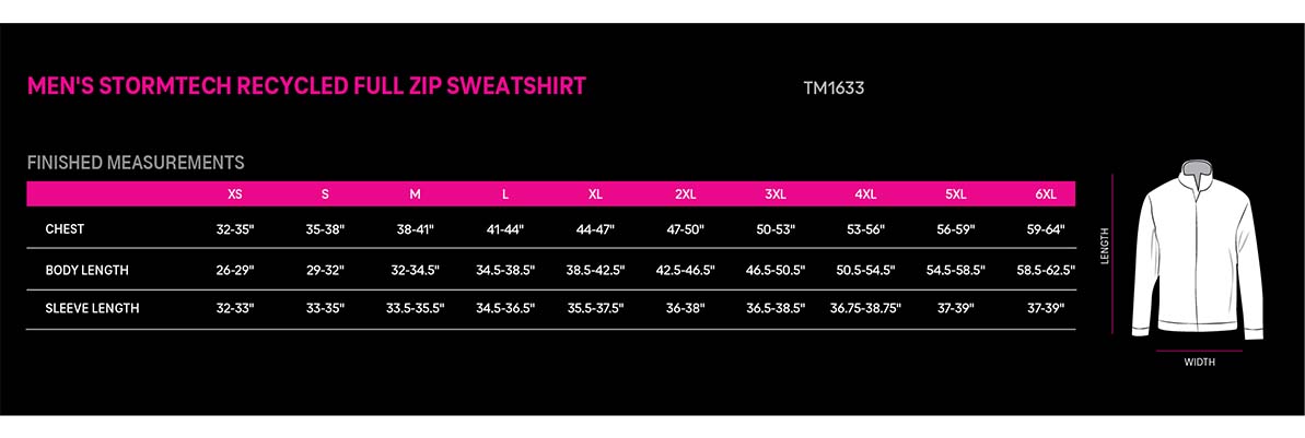 Men's Stormtech Recycled Full Zip Sweatshirt